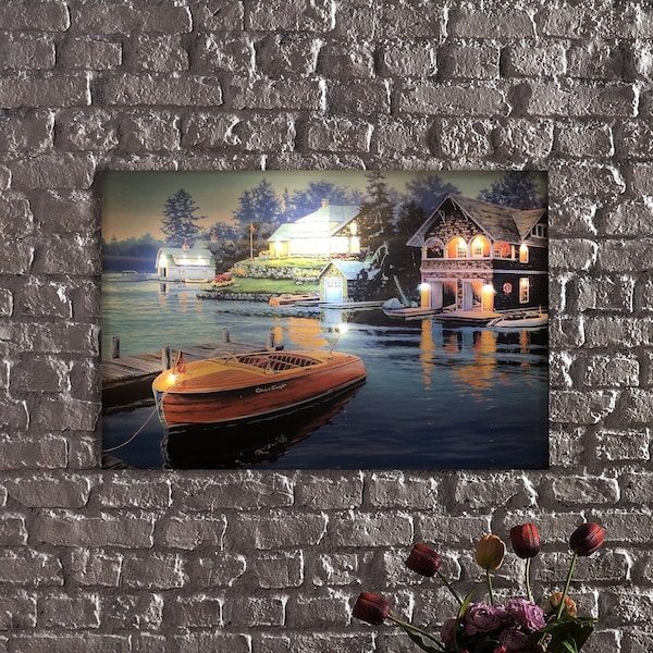 Led Lighted Paintings - Etsy