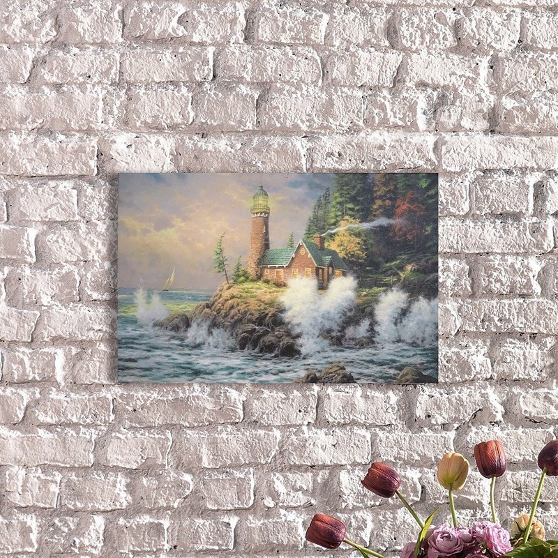 Lighthouse Canvas - Etsy