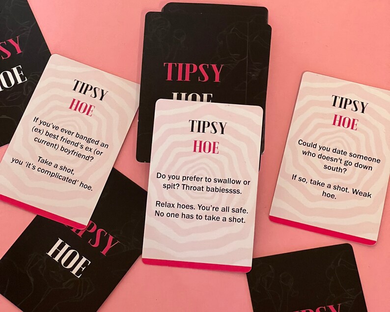 Drunk Game, Drunk Card Game, Girl's Drinking Game, Girl's Night Out ...