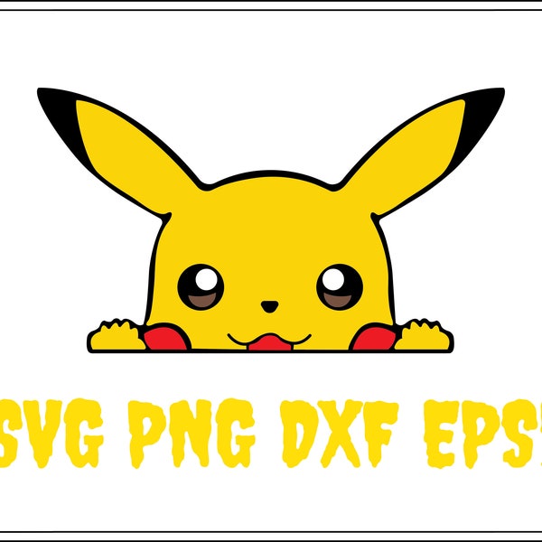 Pikachu Svg for Car - Etsy UK