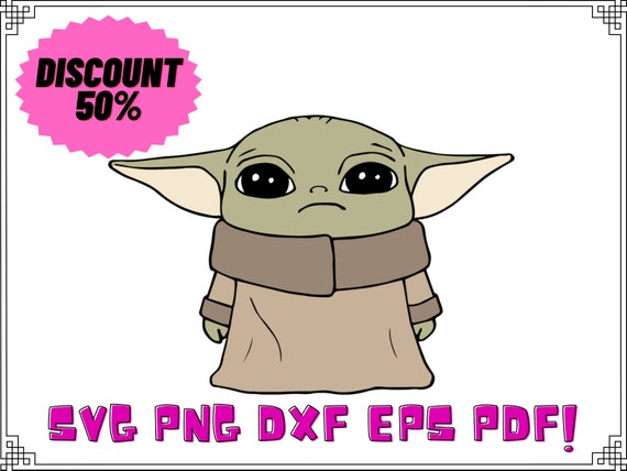 Baby Yoda Angry Baby Yoda Grogu Grogu Angry Svg Png Pdf - Etsy