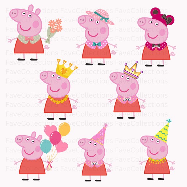 Peppa Pig Princess - Etsy