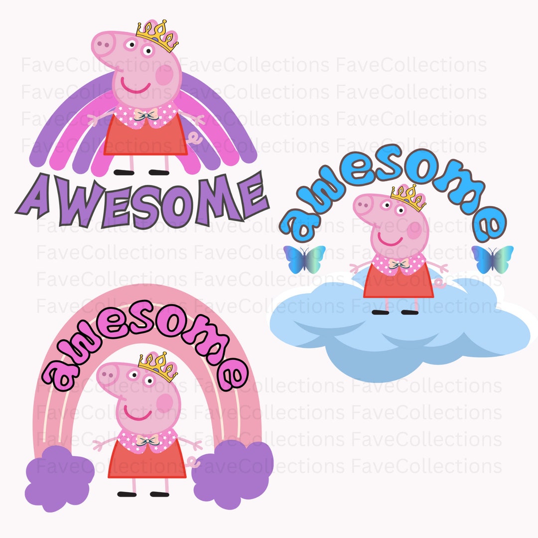 Peppa Pig Svg Peppa Pig Png Pig Clip Art Peppa Pig - Etsy