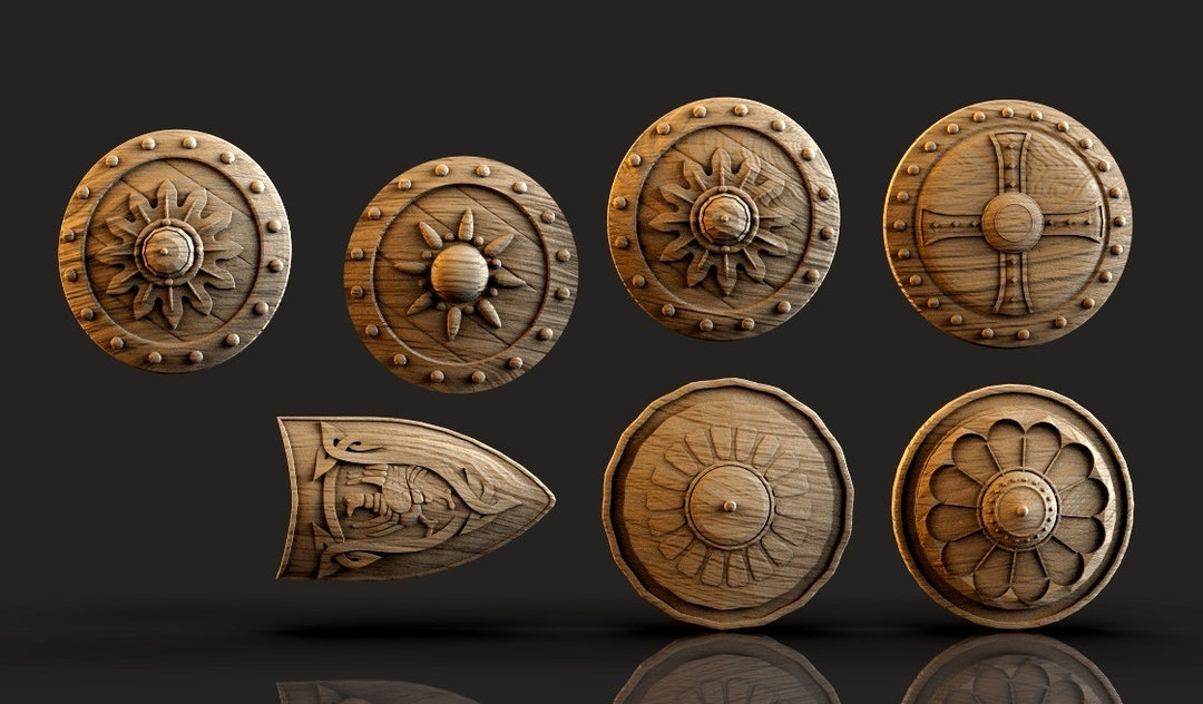 3d Shield Drawing File 3d Stl Drawing Files for 3d Printer - Etsy Canada