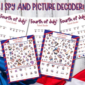 Fourth of July Activity Bundle | Kid's 4th of July Printable PDF ...