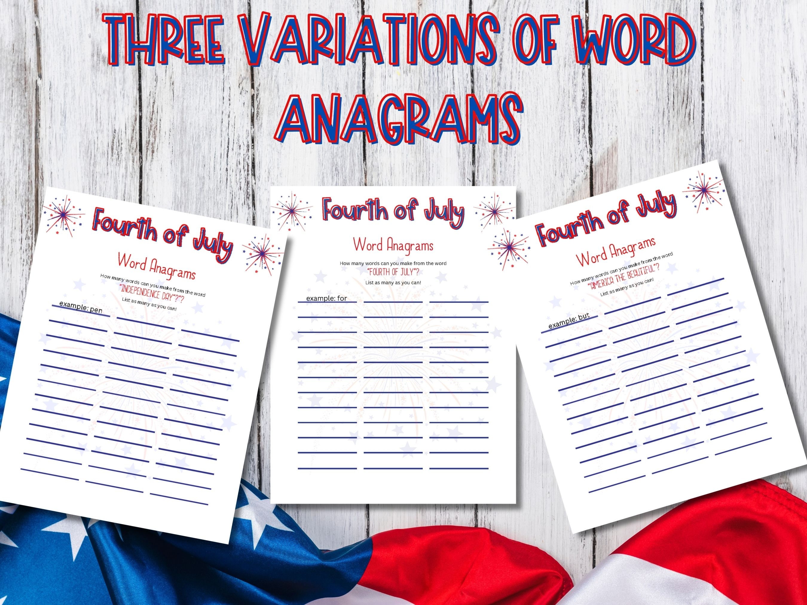 Fourth of July Activity Bundle | Kid's 4th of July Printable PDF ...