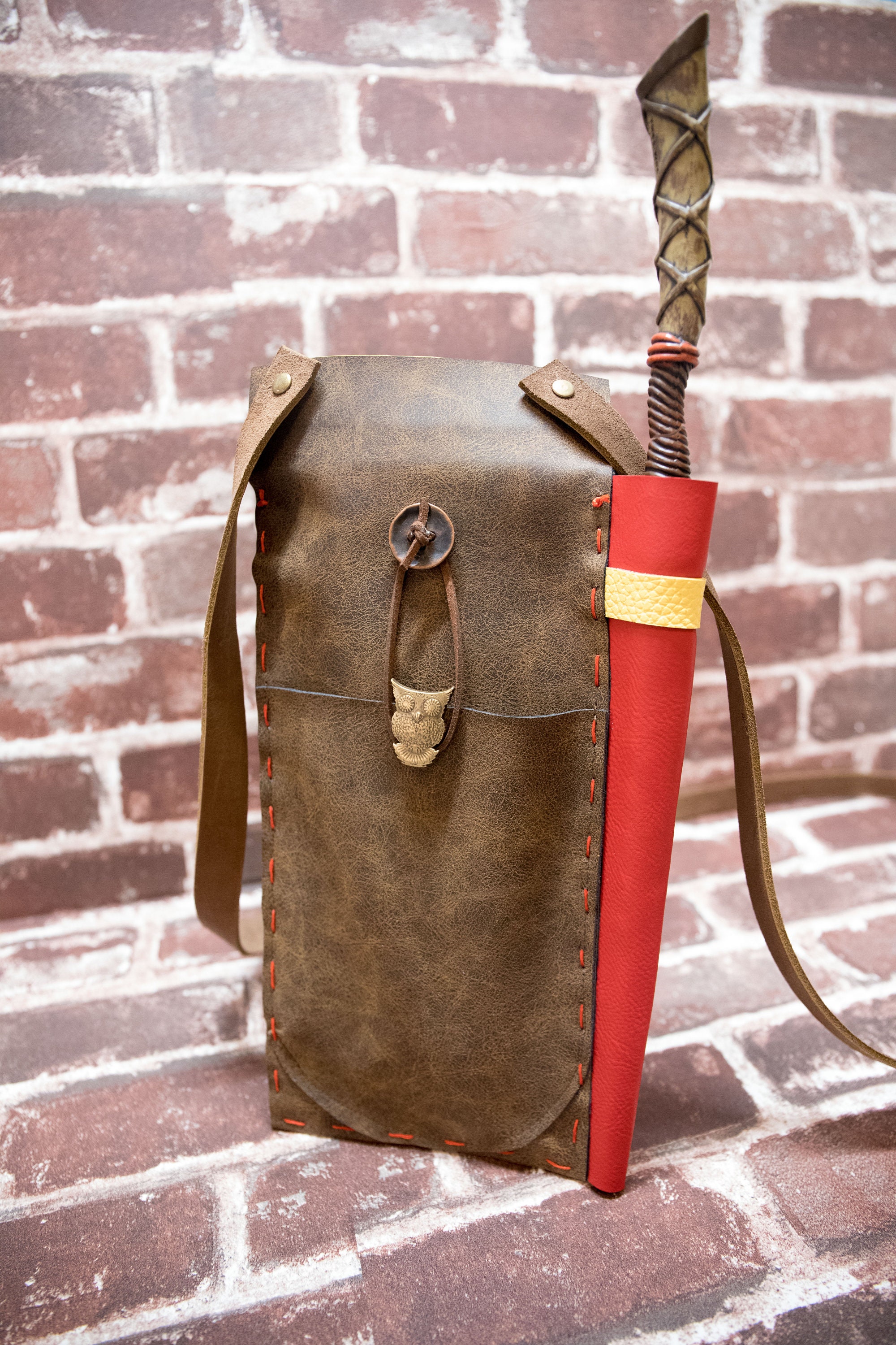 Harry Potter Wand Holder, Gryffindor, Magic Satchel, Wand Holder for ...