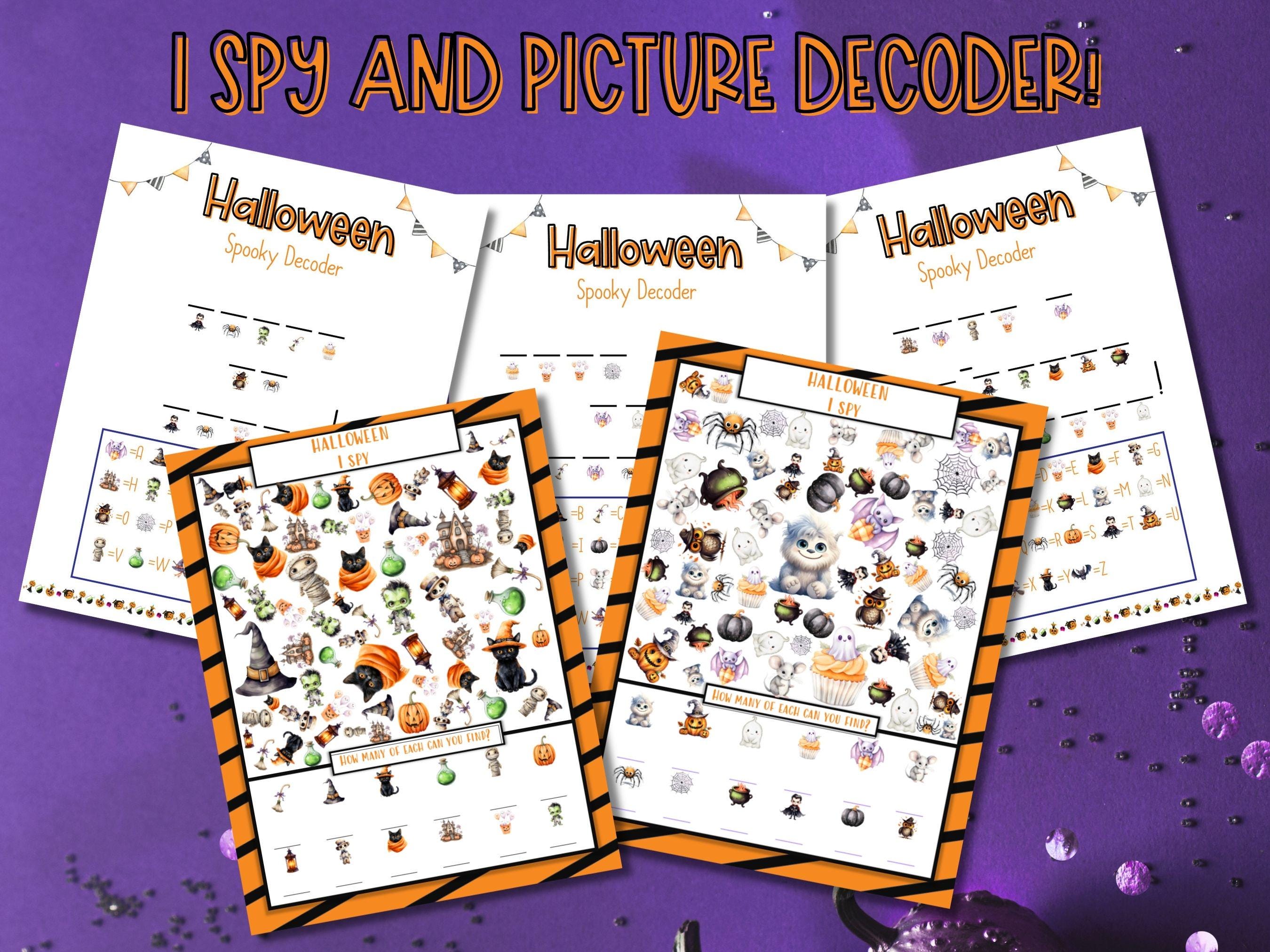 Halloween Activity Bundle | Printable Games & Coloring (PDF Download ...