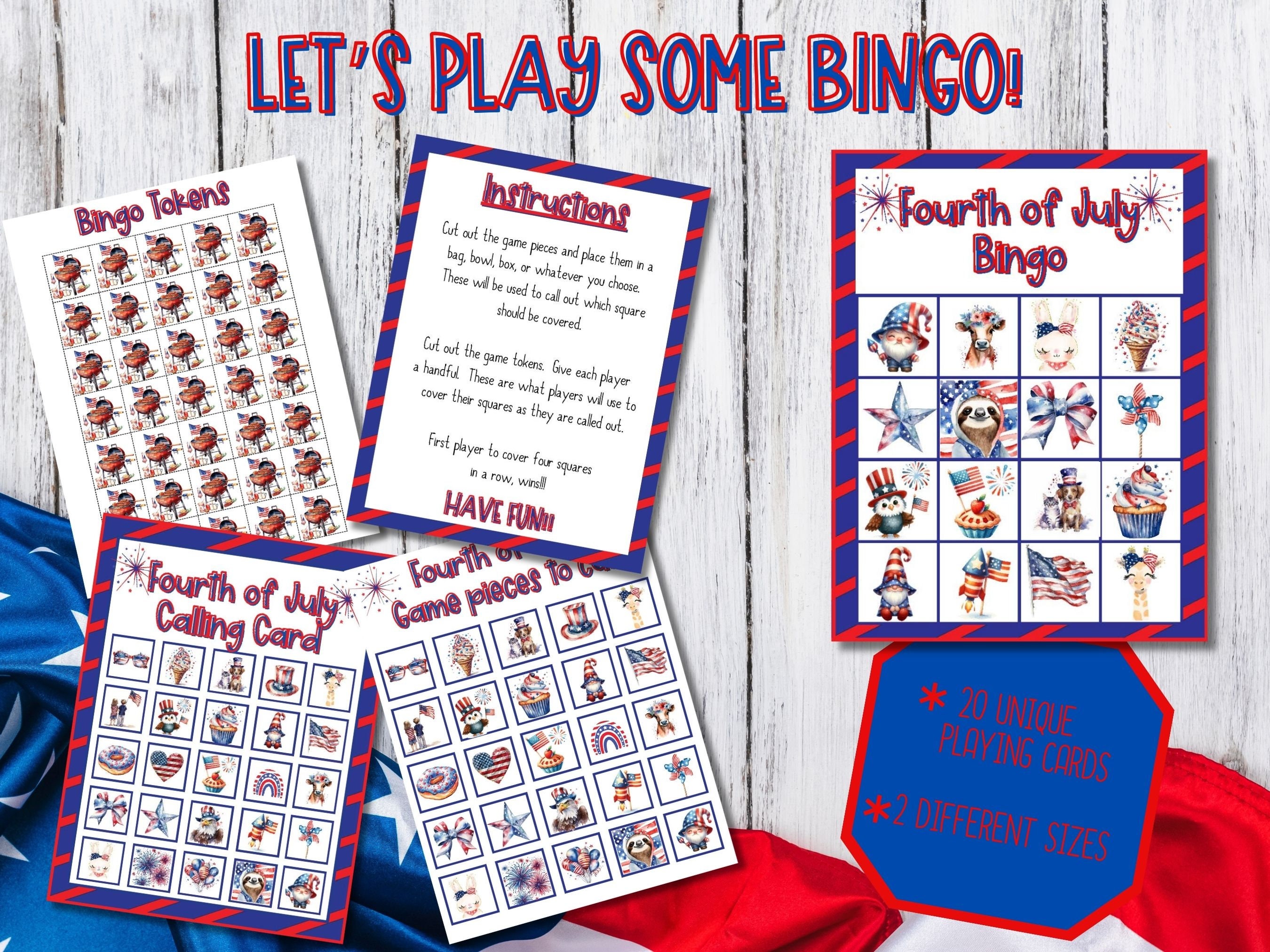 Fourth of July Activity Bundle | Kid's 4th of July Printable PDF ...