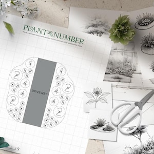 Seasonal Charm by Plant by Number. Landscape Design Plan, 14-ft ...