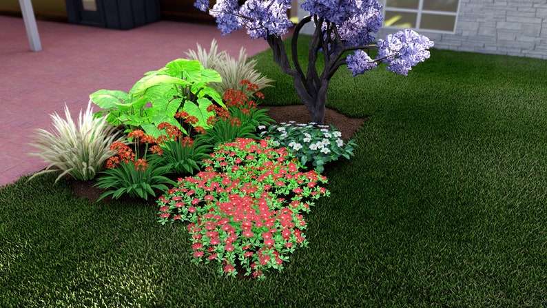 Love Every Season by Plant by Number. Landscape Design Plan - Etsy