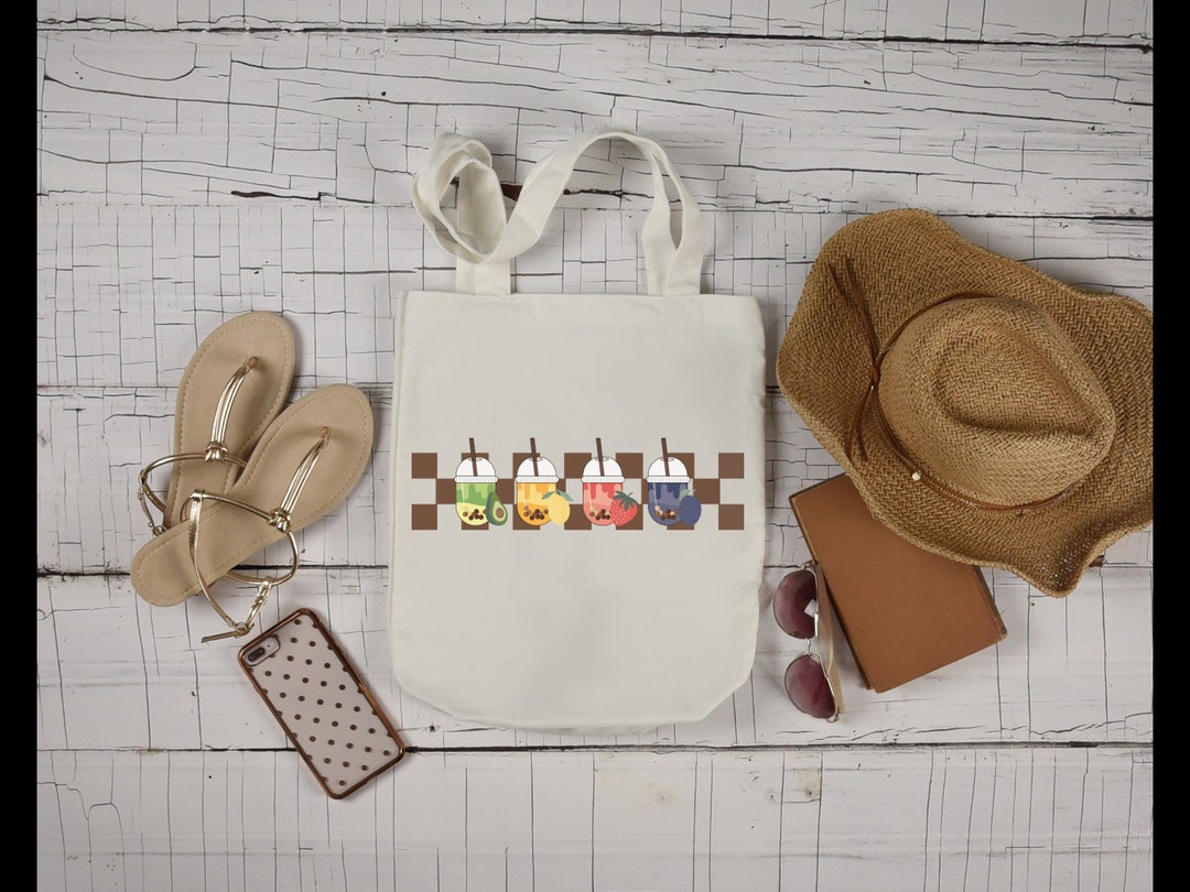 Boba Tote Bag Bubble Tea Tote Bag Gift for Boba Lover Boba - Etsy