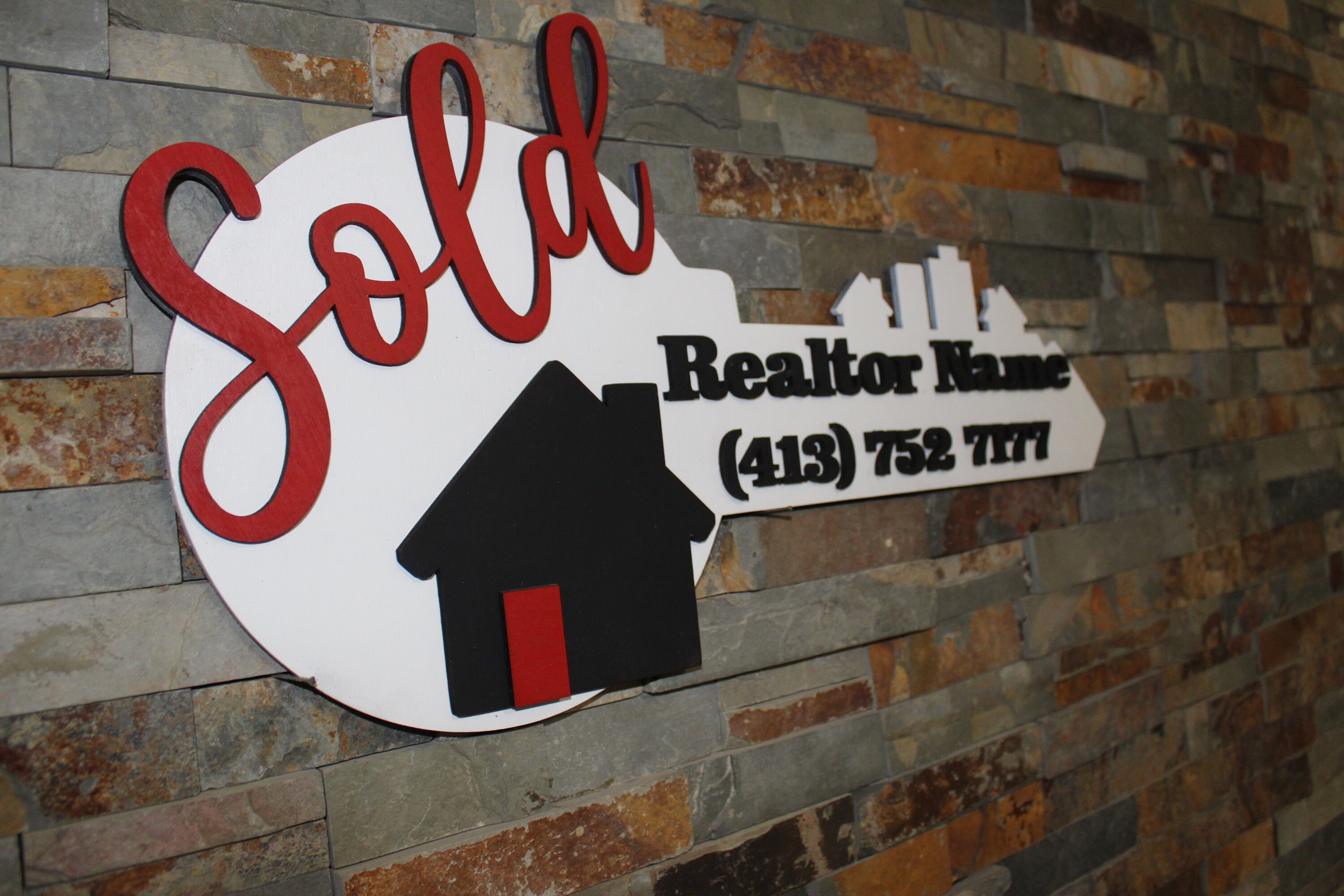 Realtor Closing Key Sign Prop SOLD! 1/2" Thick! - Etsy
