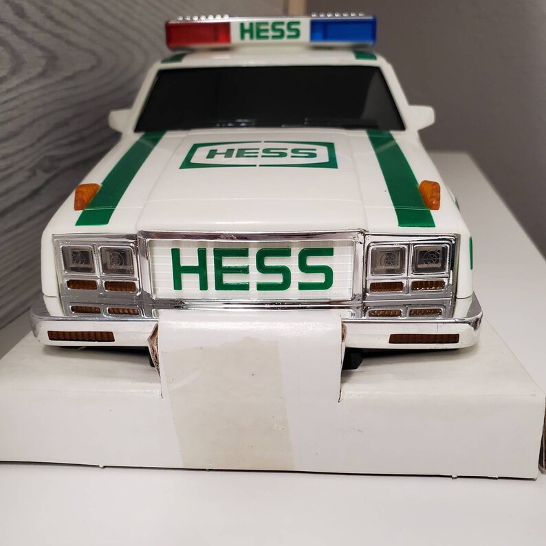 Vintage 1993 Hess Police Patrol Car Toy With Lights and Siren - Etsy