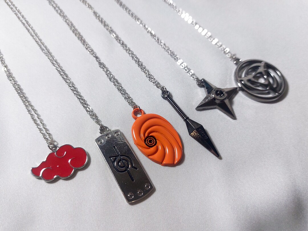 CUSTOM LENGTH AVAILABLE Red Clouds Anime Ninja Akatsuki Charm Japanese ...