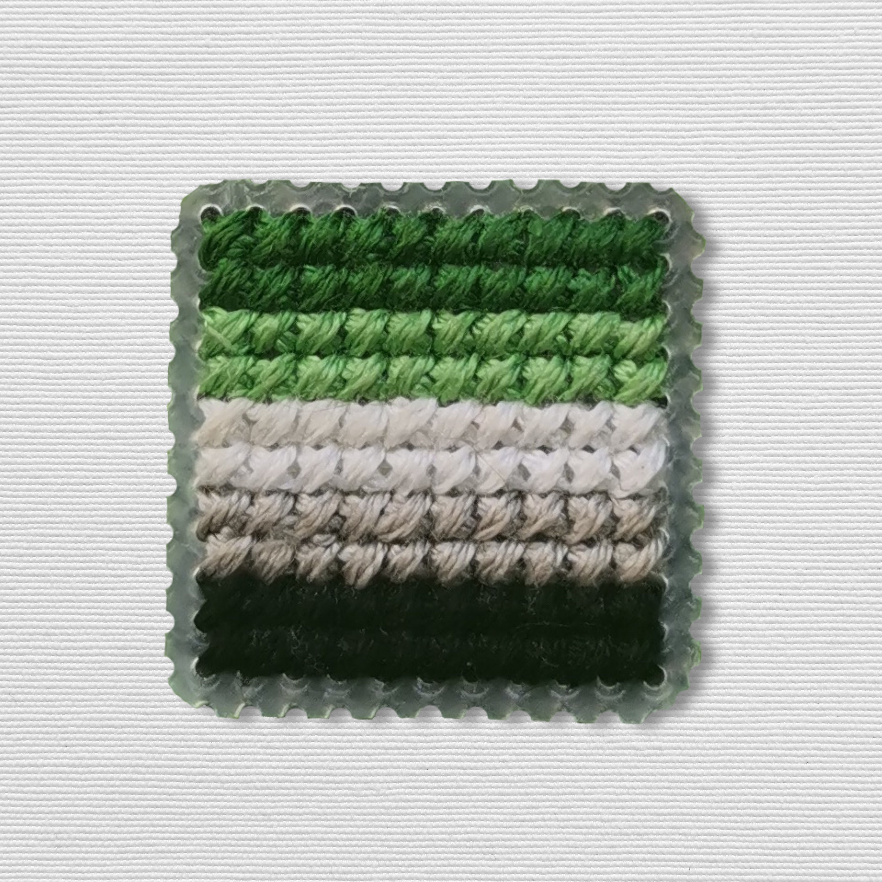 Aromantic Pride Flag Pin LGBT Cross-stitched Square Brooch - Etsy