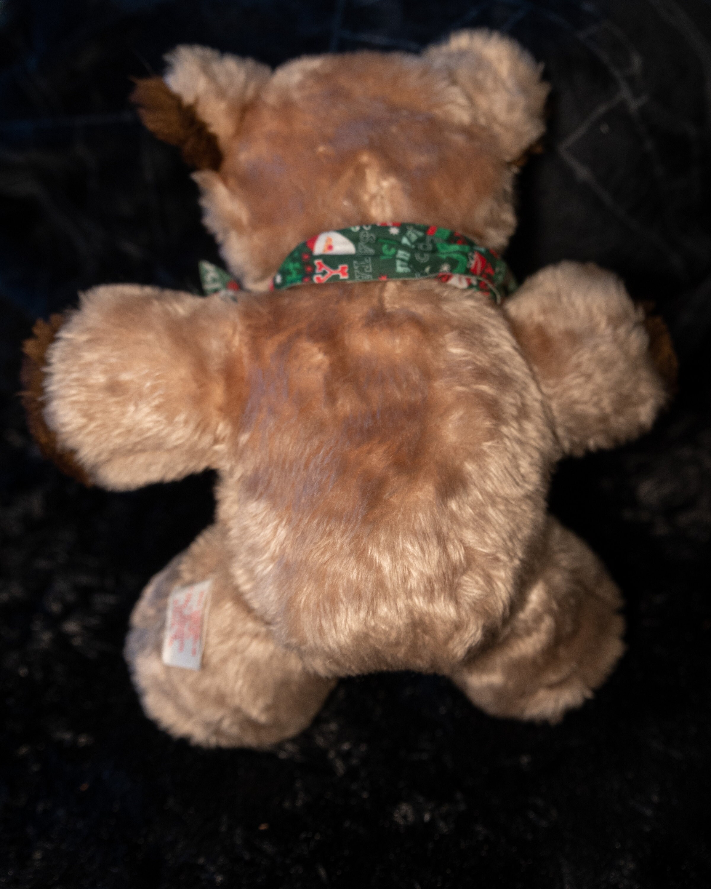 Vintage Rushton Company Tan and Brown Teddy Bear With Noel Scarf - Etsy