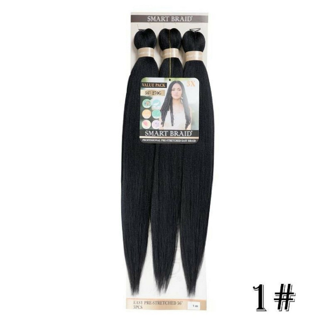 Smart Braid 3 in a Pack 28 Pre-stretched,pre-plucked,pre-pulled Easy ...
