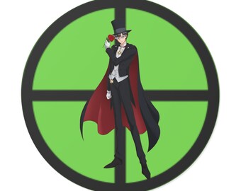 Sailor Moon and Tuxedo Mask Sticker - Etsy Singapore