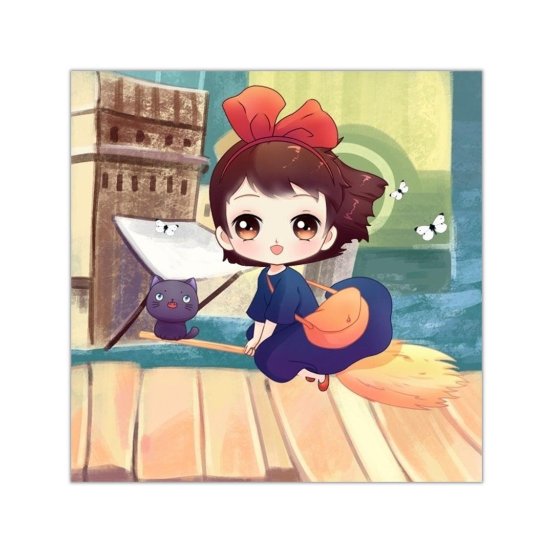 Flying Kiki Sticker - Etsy