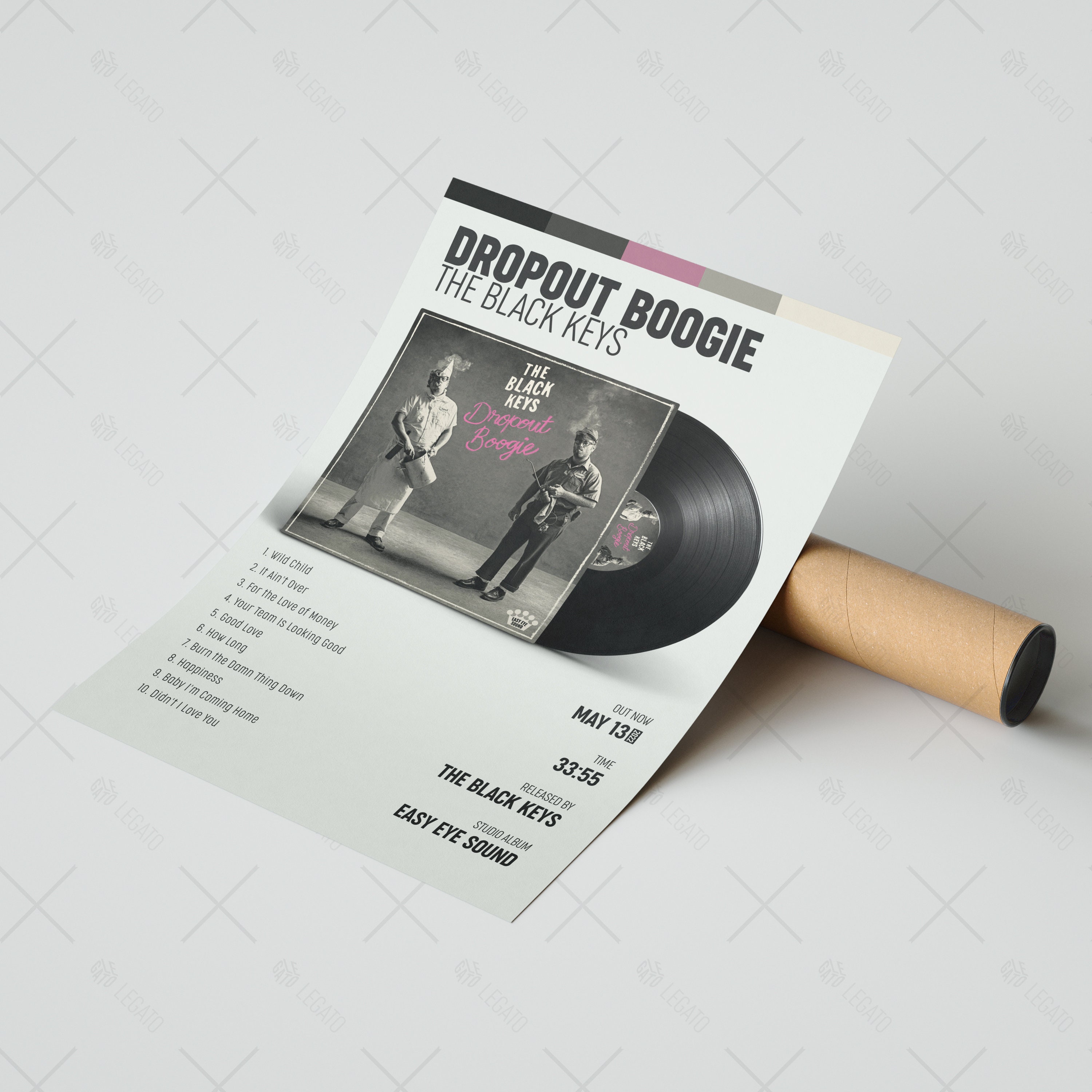 The Black Keys Poster, Dropout Boogie Poster, Album Cover Poster, Home ...