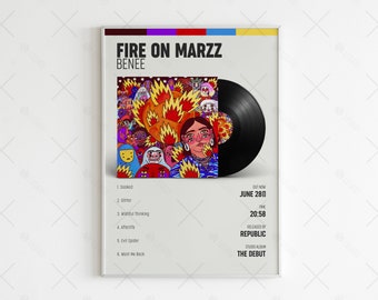 Fire on Marzz Poster - Etsy