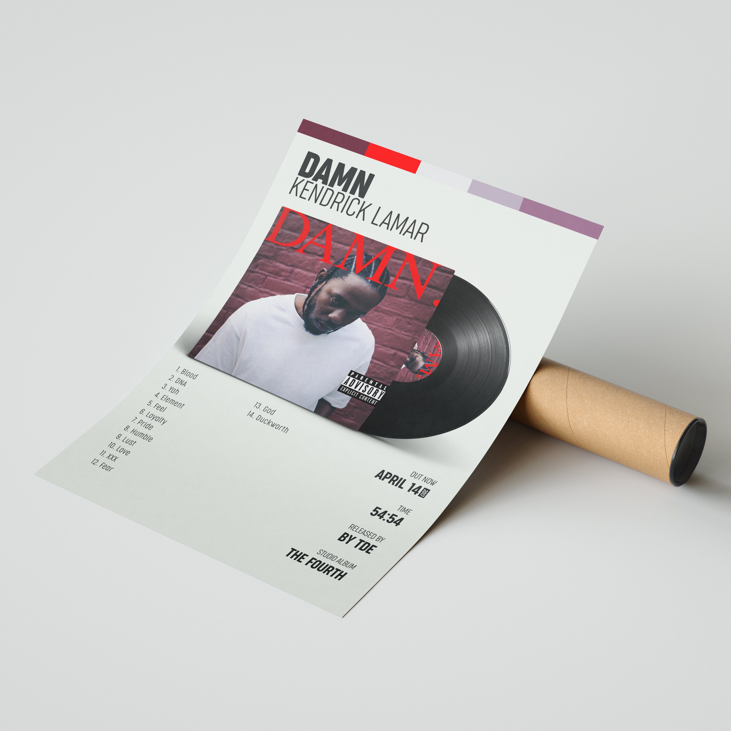 DAMN Poster Kendrick Lamar Poster Album Cover Poster Home - Etsy Hong Kong