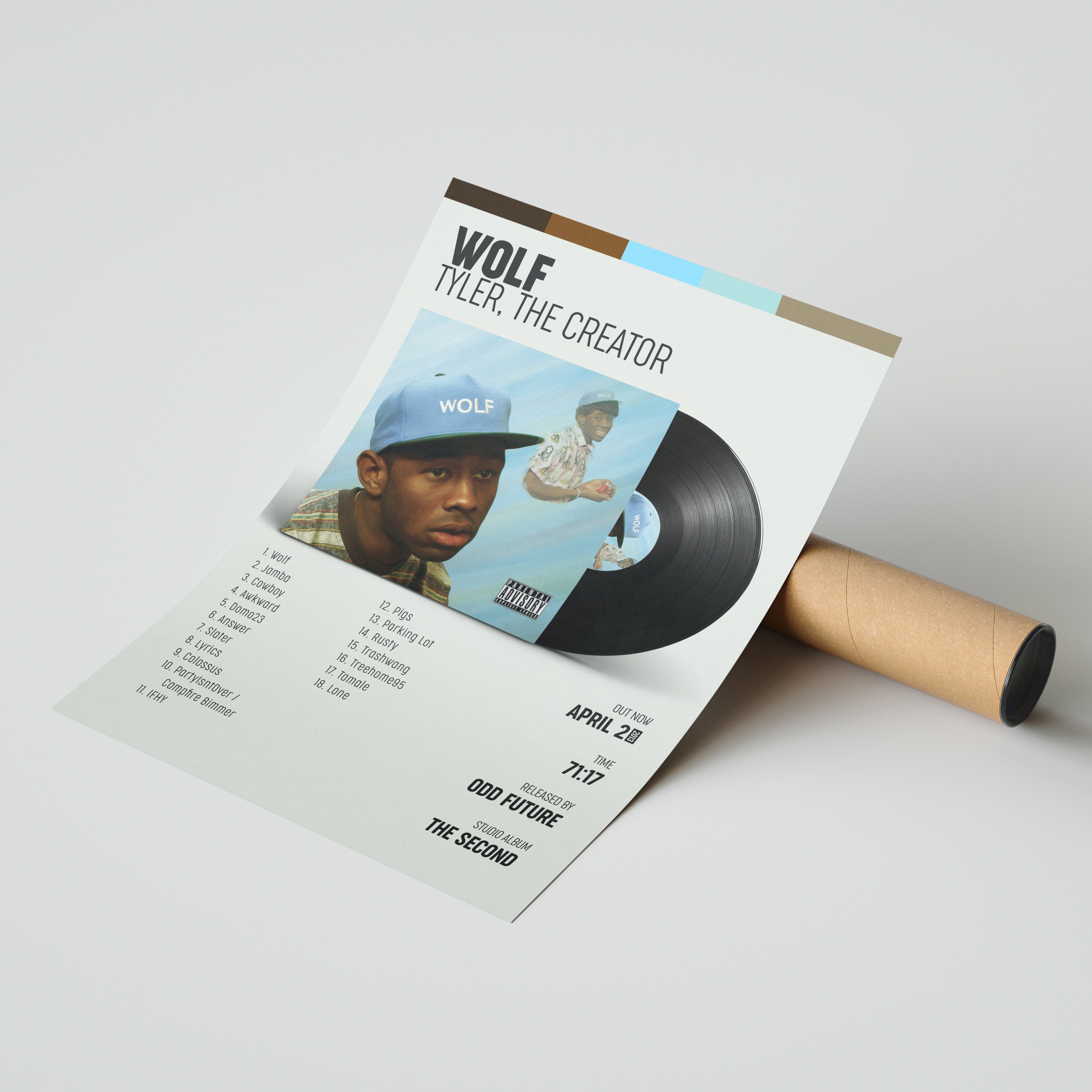 Wolf Poster Tyler the Creator Poster, Album Cover Poster sold by ...