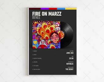 Fire on Marzz Poster - Etsy