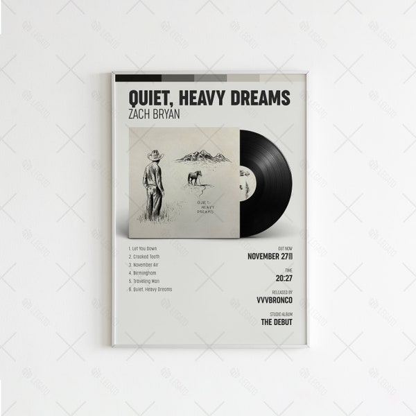 Quiet Heavy Dreams Poster - Etsy Ireland