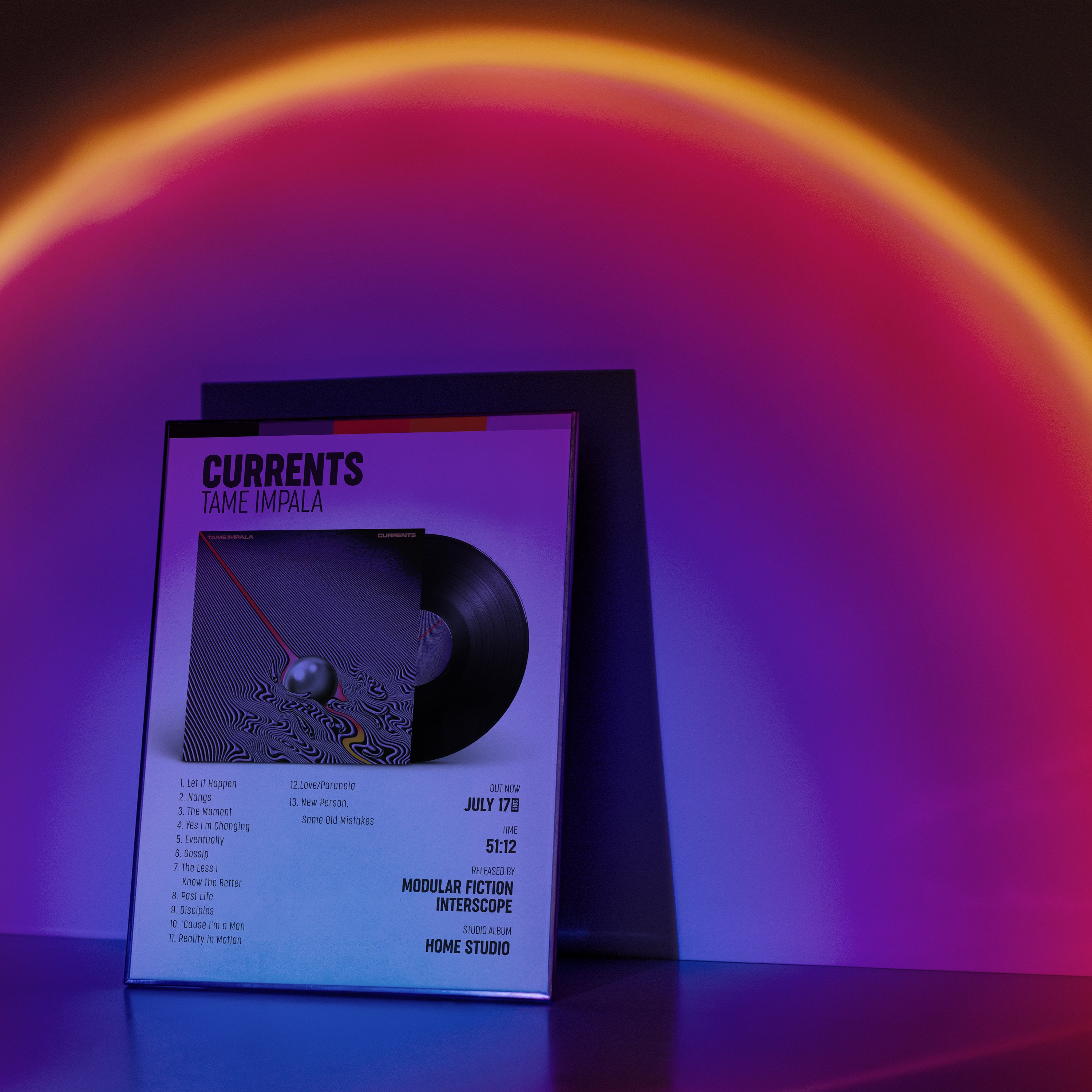 Currents Poster, Tame Impala Poster Album Cover Poster, Home Decor ...