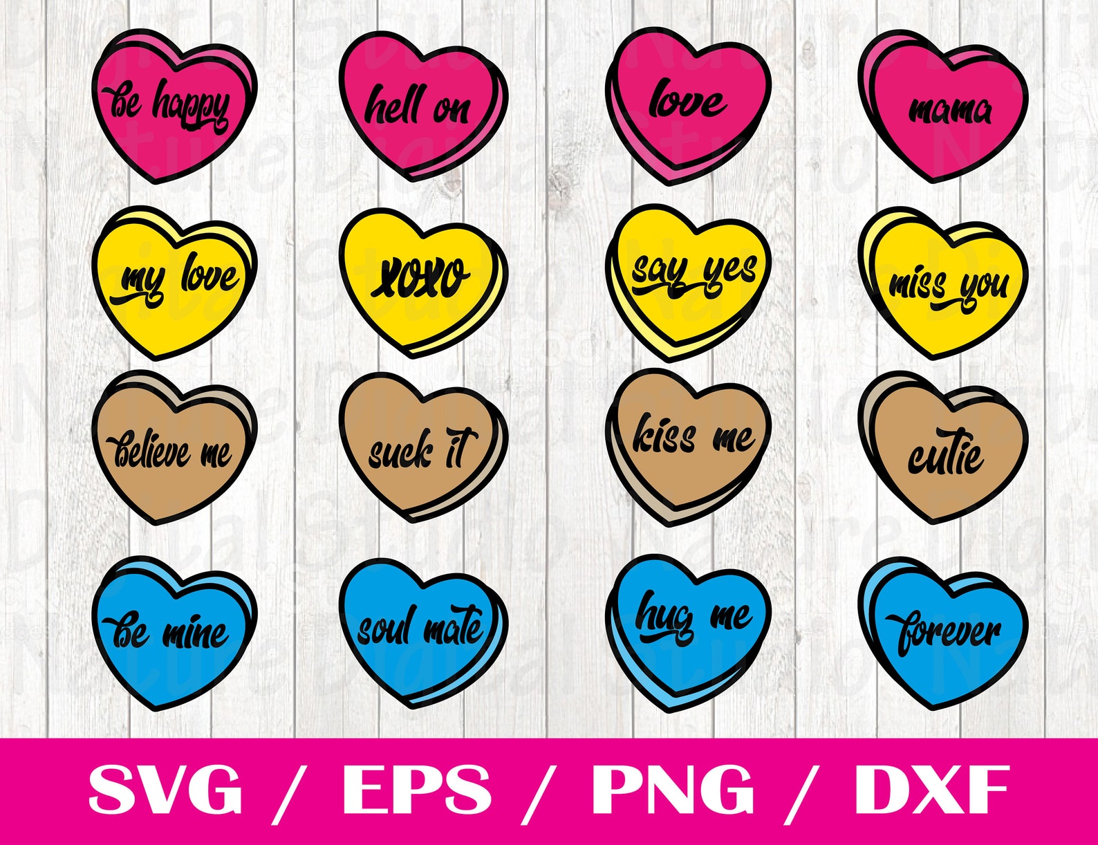 Valentines Svg Bundle, Valentines Day Svg, Happy Valentine Svg, Love ...