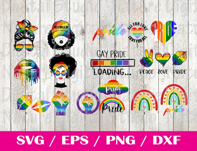 54 LGBT SVG Bundle Gay Festival Svg Gay Pride SVG Files - Etsy UK