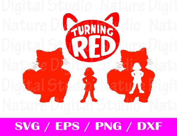 Turning Red SVG PNG Icon Bundle Turning Red Clipart Images - Etsy