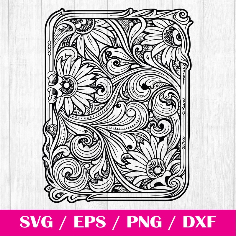 Tooled Leather Svg - Etsy