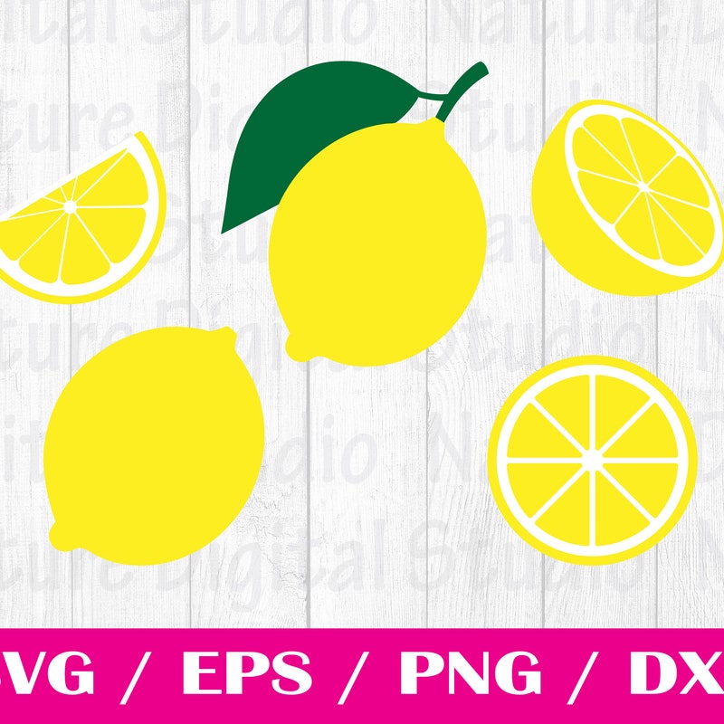 Lemon Svg - Etsy