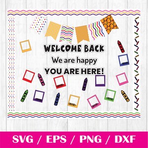 Back to School Polaroid Bulletin Board Kit Classroom Decor Editable ...