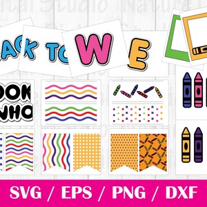 Back to School Polaroid Bulletin Board Kit Classroom Decor Editable ...