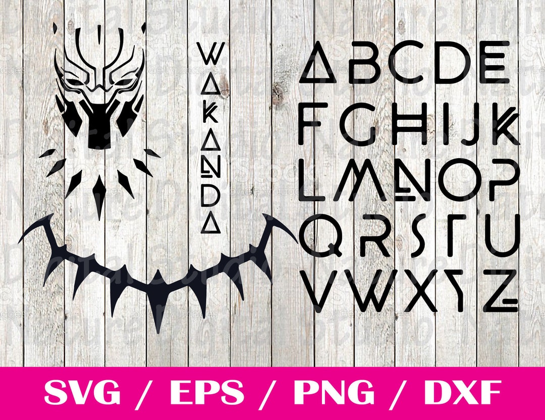 WAKANDA FOREVER Svg, Black Panther Svg, Wakanda Font Svg, Png, Jpeg ...