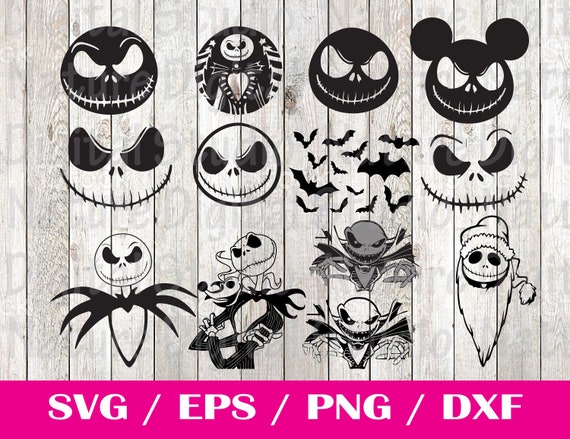 Jack Skellington SVG Bundle Skelleton SVG Halloween SVG / - Etsy