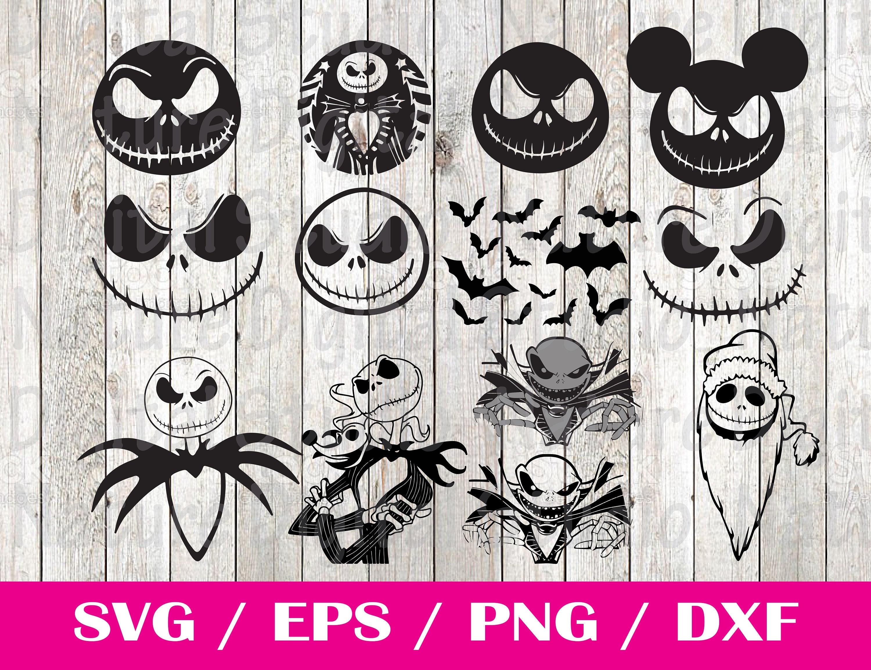 Jack Skellington SVG Bundle | Skelleton SVG | Halloween SVG / Nightmare ...