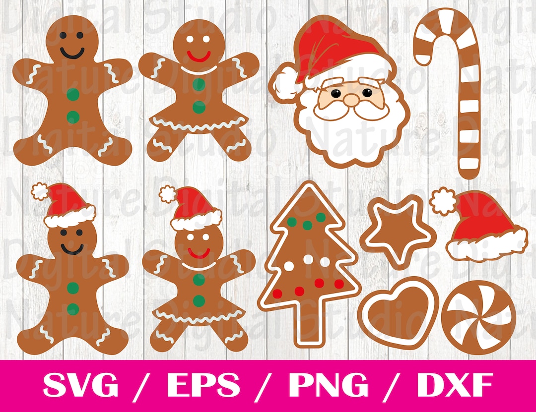 Christmas Gingerbread SVG, Gingerbread Svg, Gingerbread Ornament Svg ...