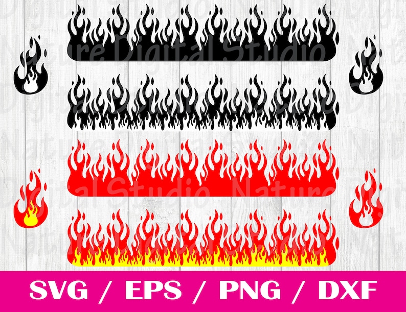 Fire Flame SVG, Fire Svg, Fire Flames, Svg Bundle, Fire Ball, Cricut ...