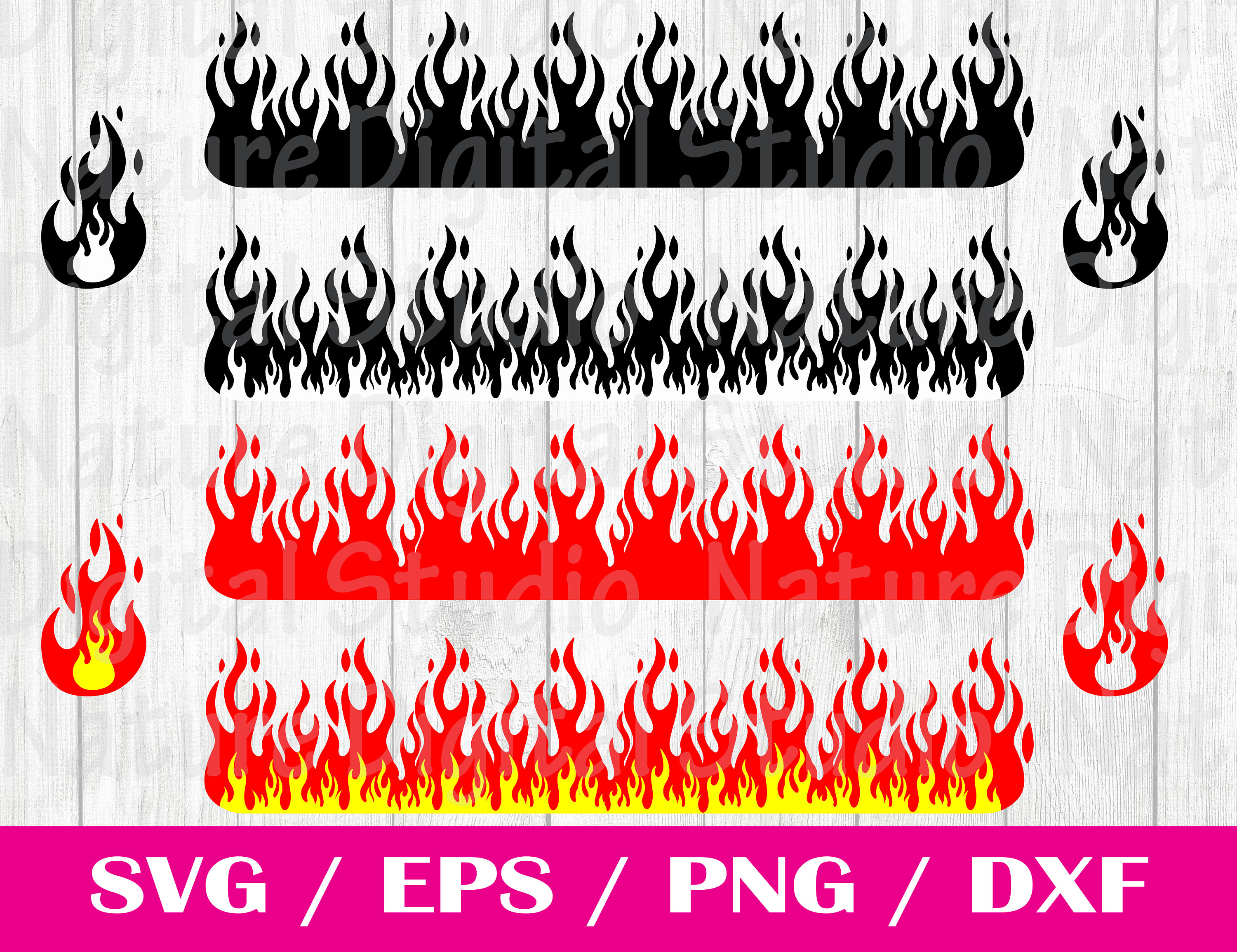 Fire Flame SVG Fire Svg Fire Flames Svg Bundle Fire Ball - Etsy Canada