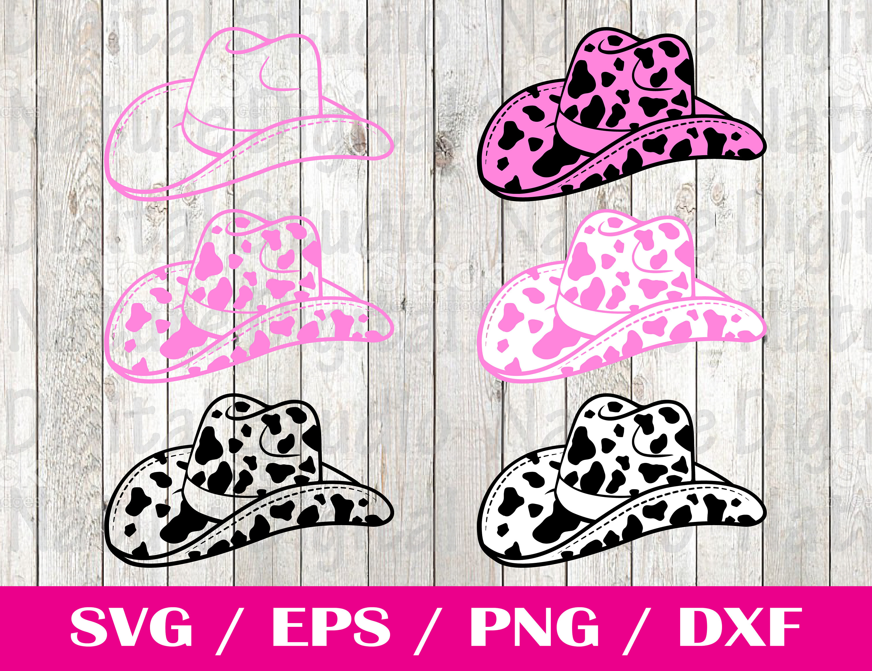 Cowboy Hat SVG Cowgirl Hat Svg Western Cow Svg PNG Eps - Etsy Canada
