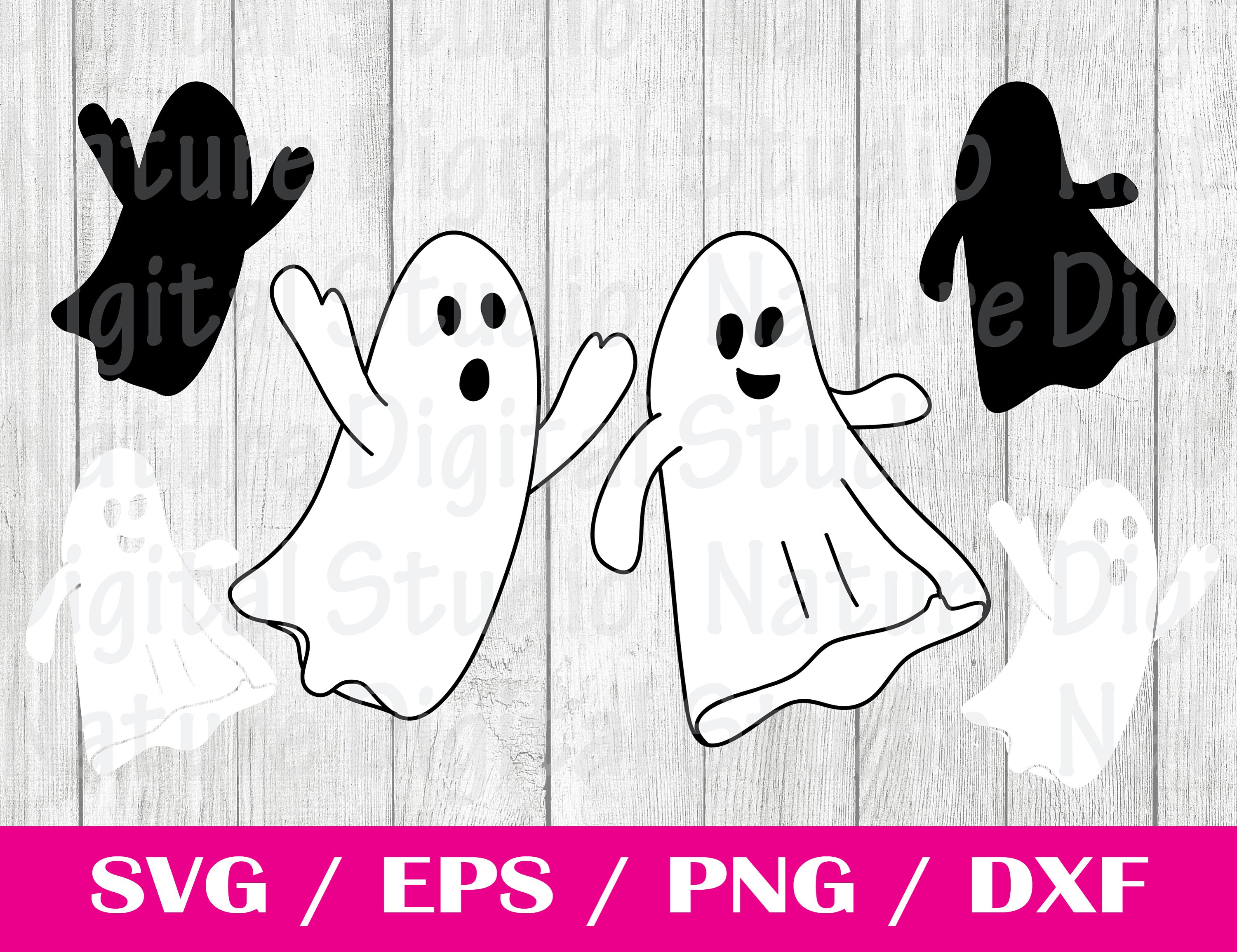 Ghosts SVG. PNG. Funny Ghosts Svg Cricut Cut Layered Files. - Etsy