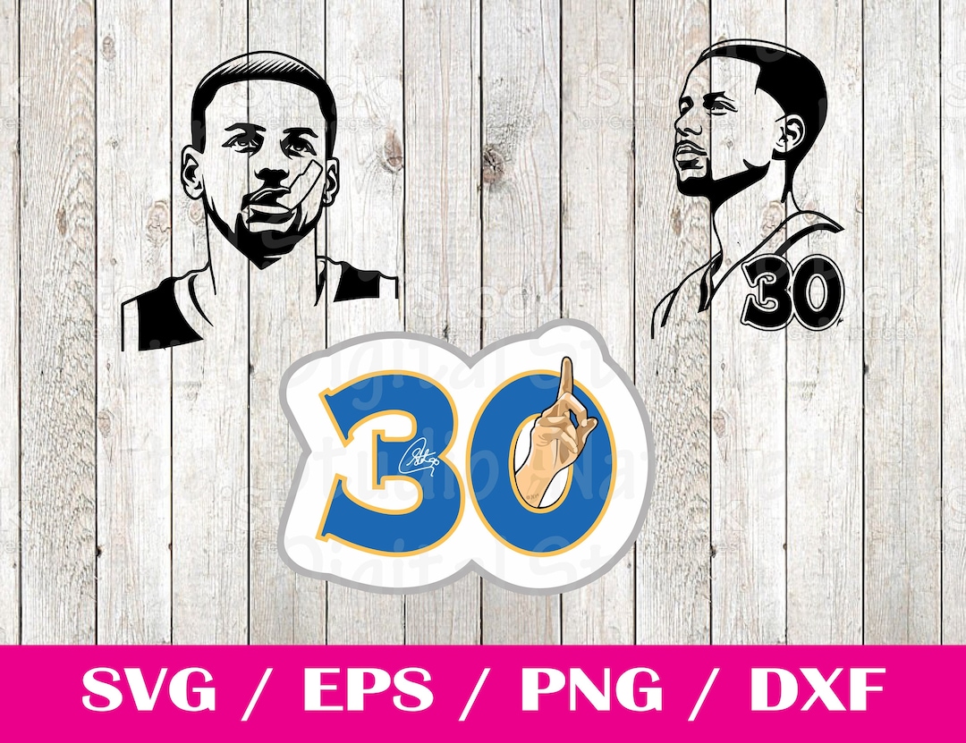 30, Steph Curry Logo SVG, PDF, EPS, Png, Basketball Svg, Gsw - Etsy