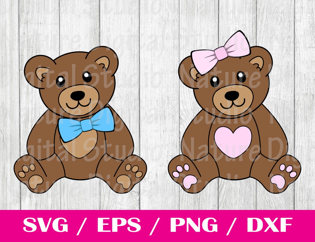 Teddy Bear SVG, Teddy Bear PNG, Teddy Bear Valentine Day Png, Teddy ...