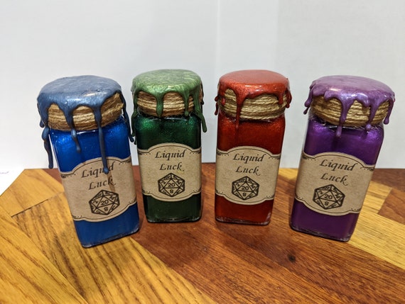 Liquid Luck Potion Bottle D20 Roller - Etsy