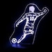 Custom Football / Soccer Player Night Light - 3D LED Lamp ...